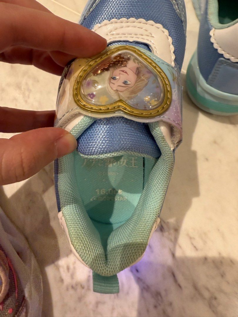 Moonstar Disney Frozen Elsa Light-Up Shoes - Size 16, Babies & Kids ...