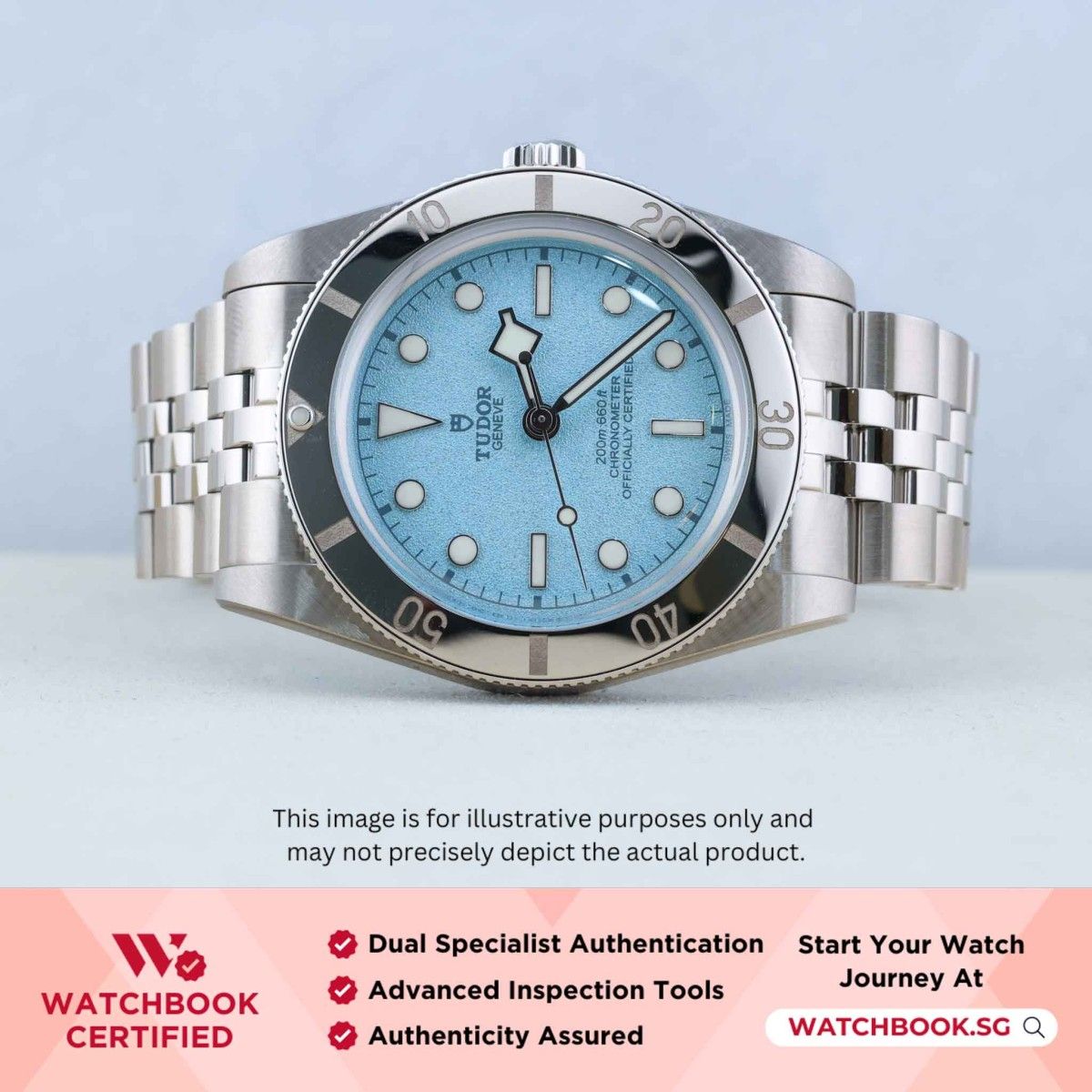 New Aug 2025 Tudor Black Bay 54 Jubilee 79000 Lagoon Blue Dial A4305 ...