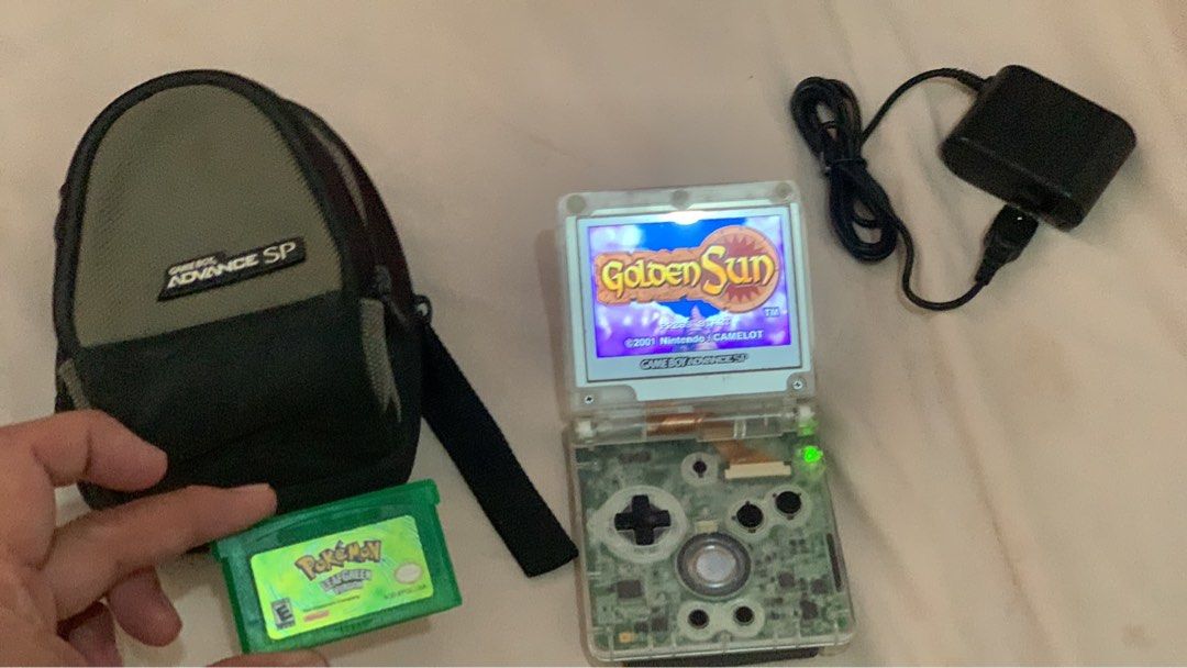 Nintendo sp 001 bright screen authentic, Video Gaming, Video Game ...