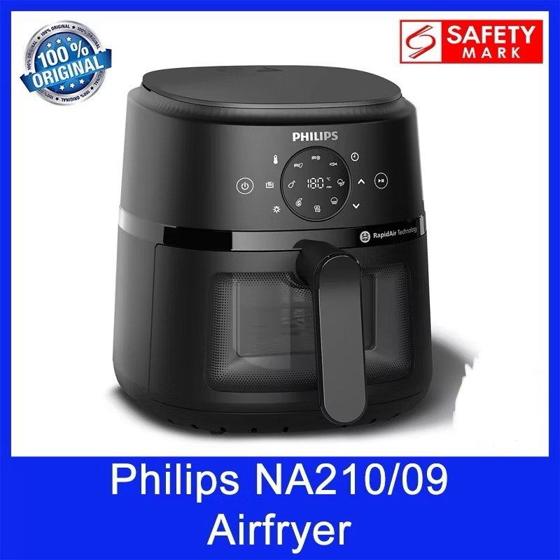 Philips NA210/09 Airfryer - Black, TV & Home Appliances, Kitchen Appliances, Fryers on Carousell