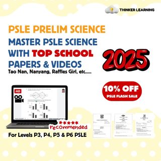 PSLE Papers 2012 to 2022 with Answer Key English Math Science, Hobbies ...