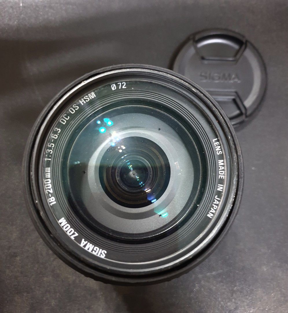 Sigma Zoom 18-200mm 1:3.5-6.3 II DC OS HSM for Nikon, Photography, Lens & Kits on Carousell