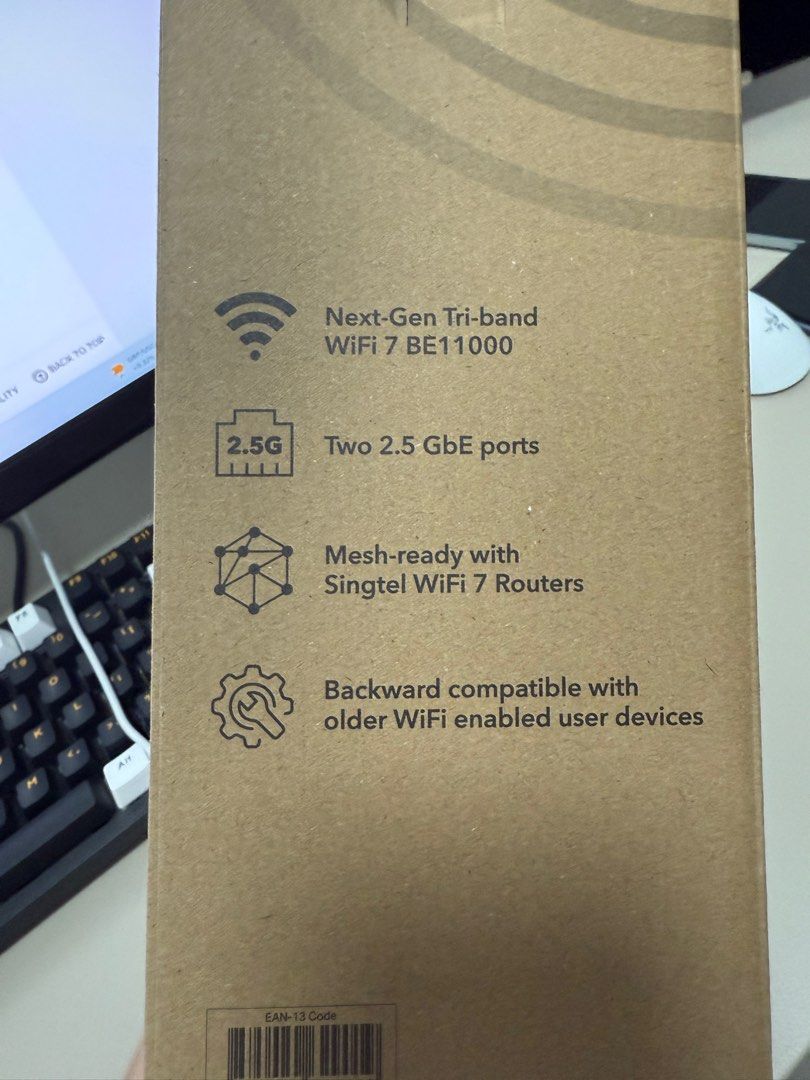 Singtel TP-Link WiFi 7 Router HB611-SG5T, Computers & Tech, Parts ...