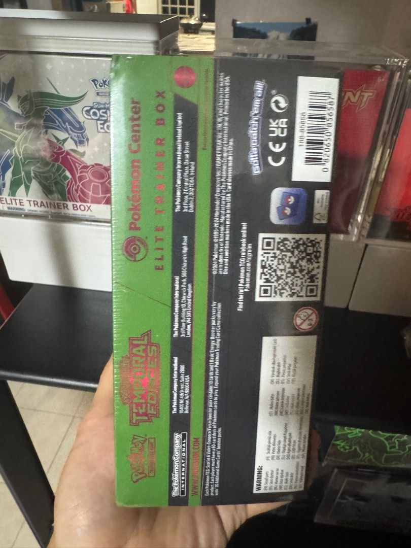 Temporal force iron leave Pokemon Center elite trainer box pc Etb ...