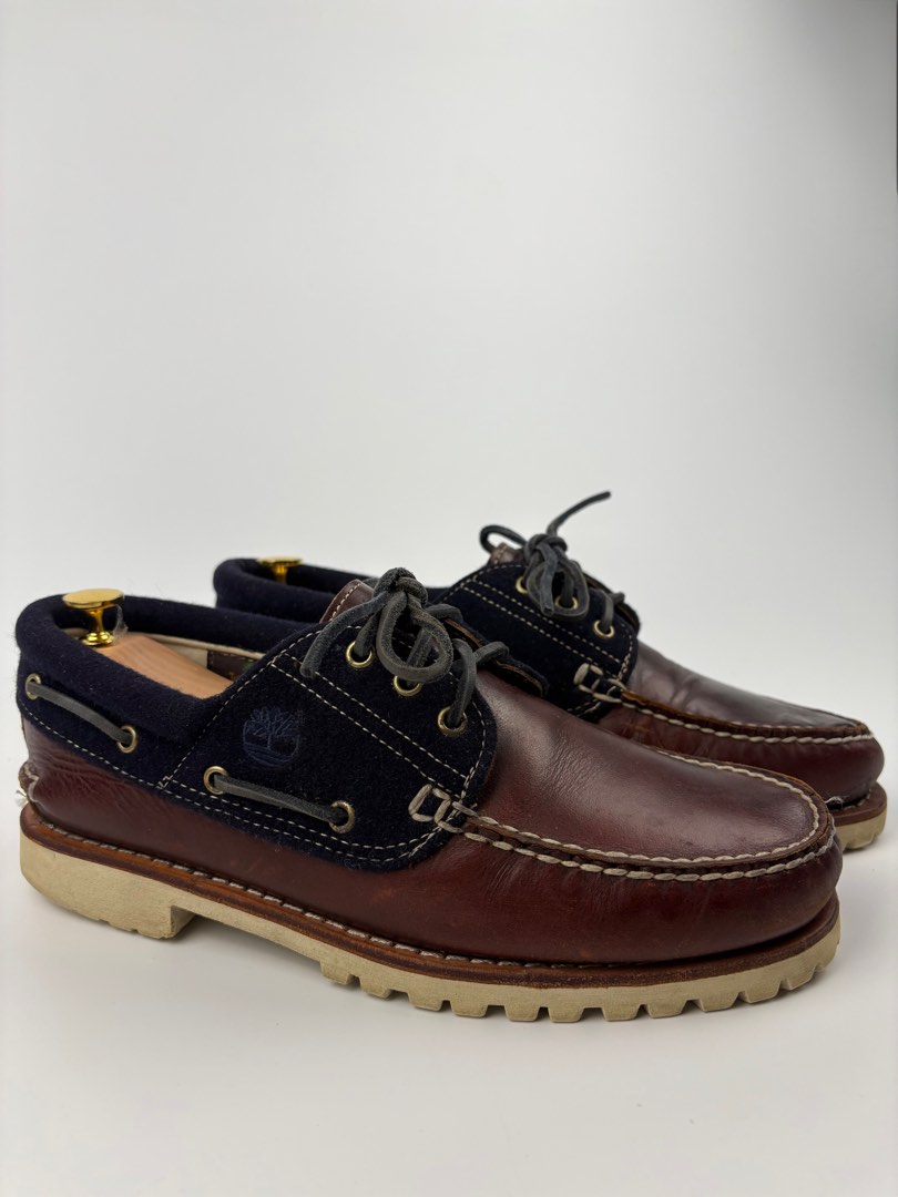 Timberland 3 Eye Lug Boat Shoes, Men's Fashion, Footwear, Casual Shoes ...