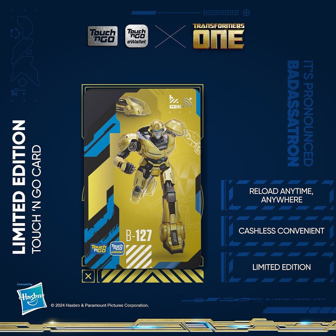 TNG NFC Luxe Card Transformer Bumblebee Edition, Hobbies & Toys, Travel ...