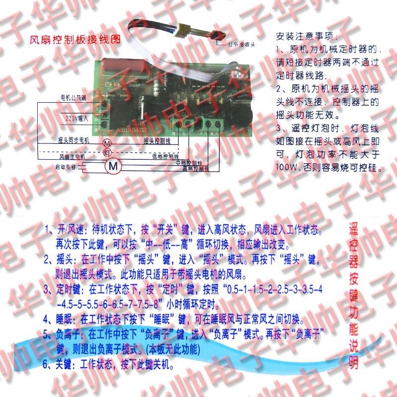 Universal Fan Remote Control Kit, Furniture & Home Living, Lighting ...