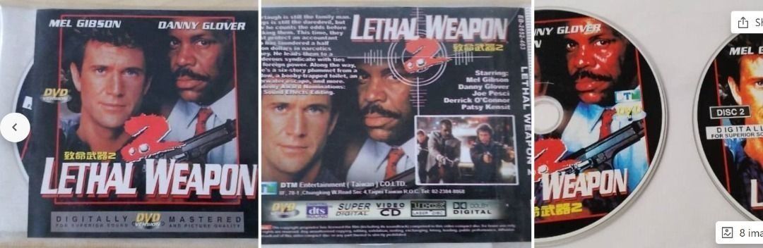 VCD - THE LETHAL WEAPON COLLECTION, Hobbies & Toys, Music & Media, CDs ...