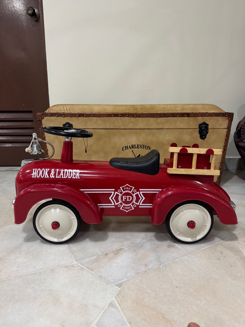 Vintage Car Metal Speedster Fire Truck (For Display), Hobbies & Toys ...