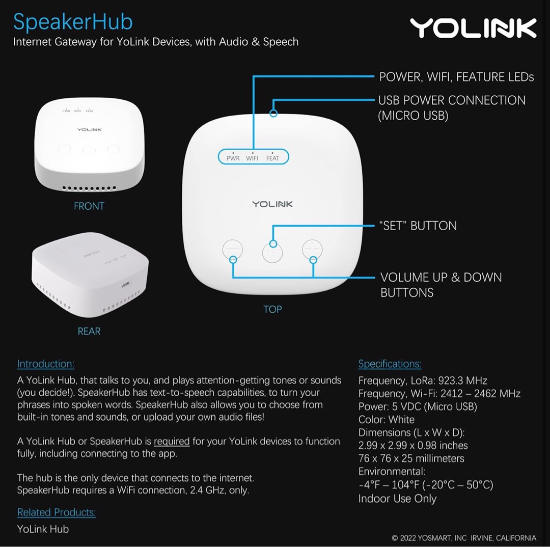 YoLink Smart Door Sensor Starter Kit, TV & Home Appliances, TV ...
