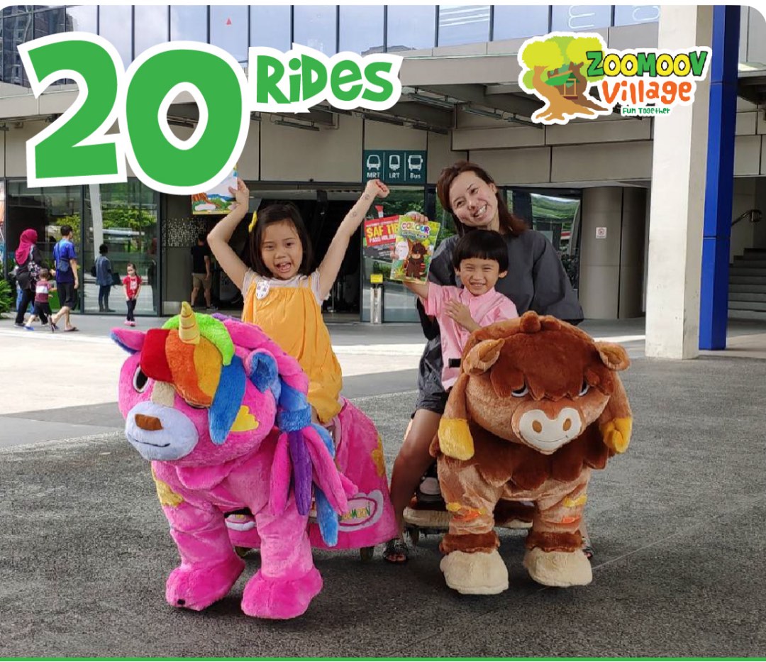 ZooMooV Village - 20 Rides Tickets + 3 free rides, Tickets & Vouchers ...