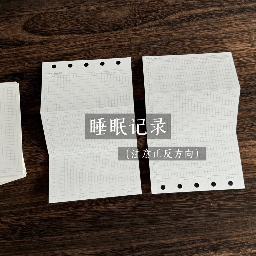 A8/M5 Planner Inserts - Monthly, Yearly, Habit & Sleep Trackers ...