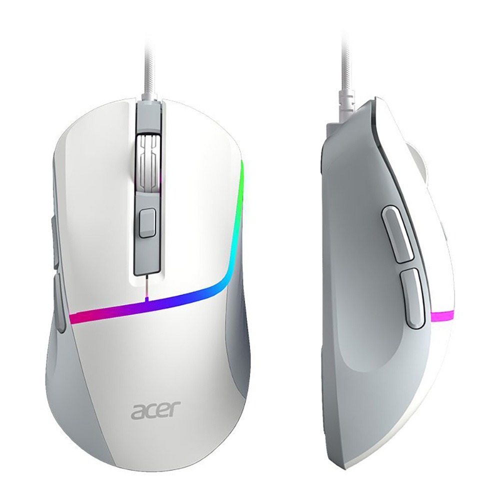 Acer Wired USB Mouse, Plug & Play Gaming Mouse with RGB Lighting Effect ...