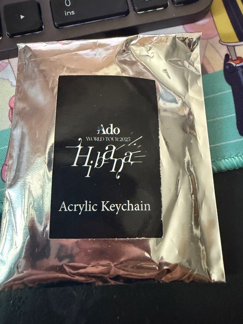 Ado Hibana concert 2025 keychain, Hobbies & Toys, Memorabilia ...