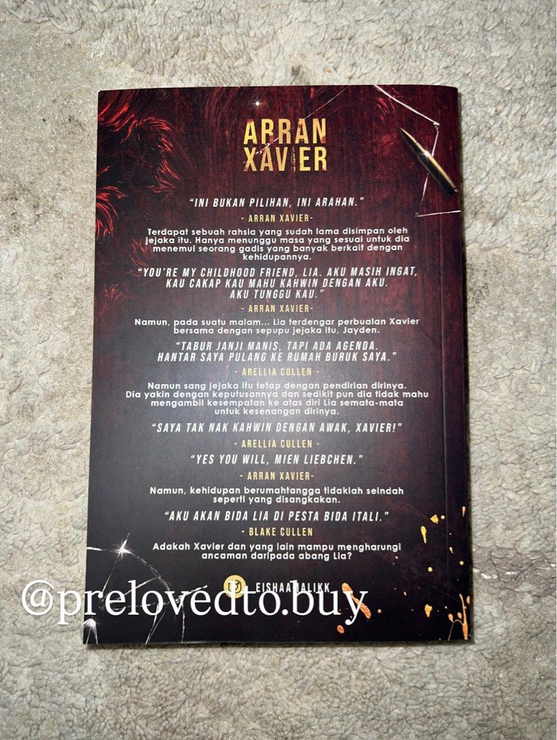 (NEW) ARRAN XAVIER EISHA MALIK, Hobbies & Toys, Books & Magazines ...