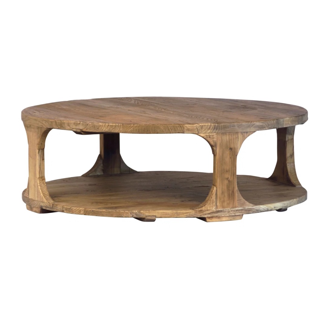 BRANDON I Unique Crafed Cocktail I Mahogany wood I Coffee Table I Round ...