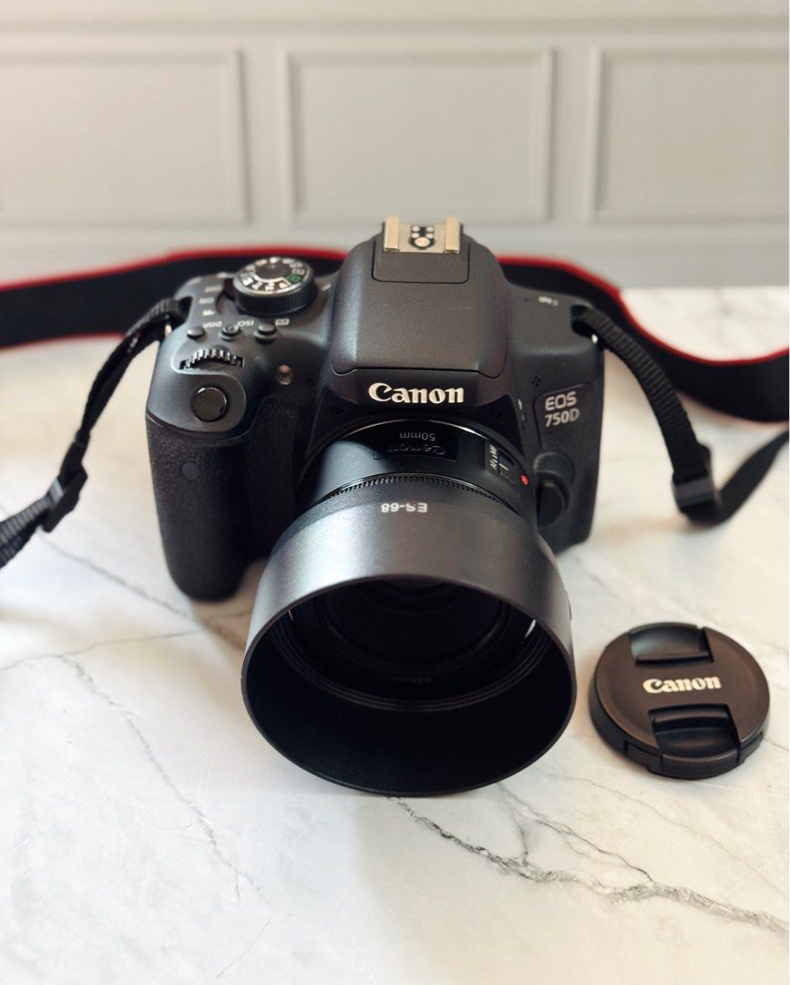 CANON EOS 750D WIFI TOUCH SCREEN WITH CANON EF- 50MM F1.8 STM LENS ( 99 ...