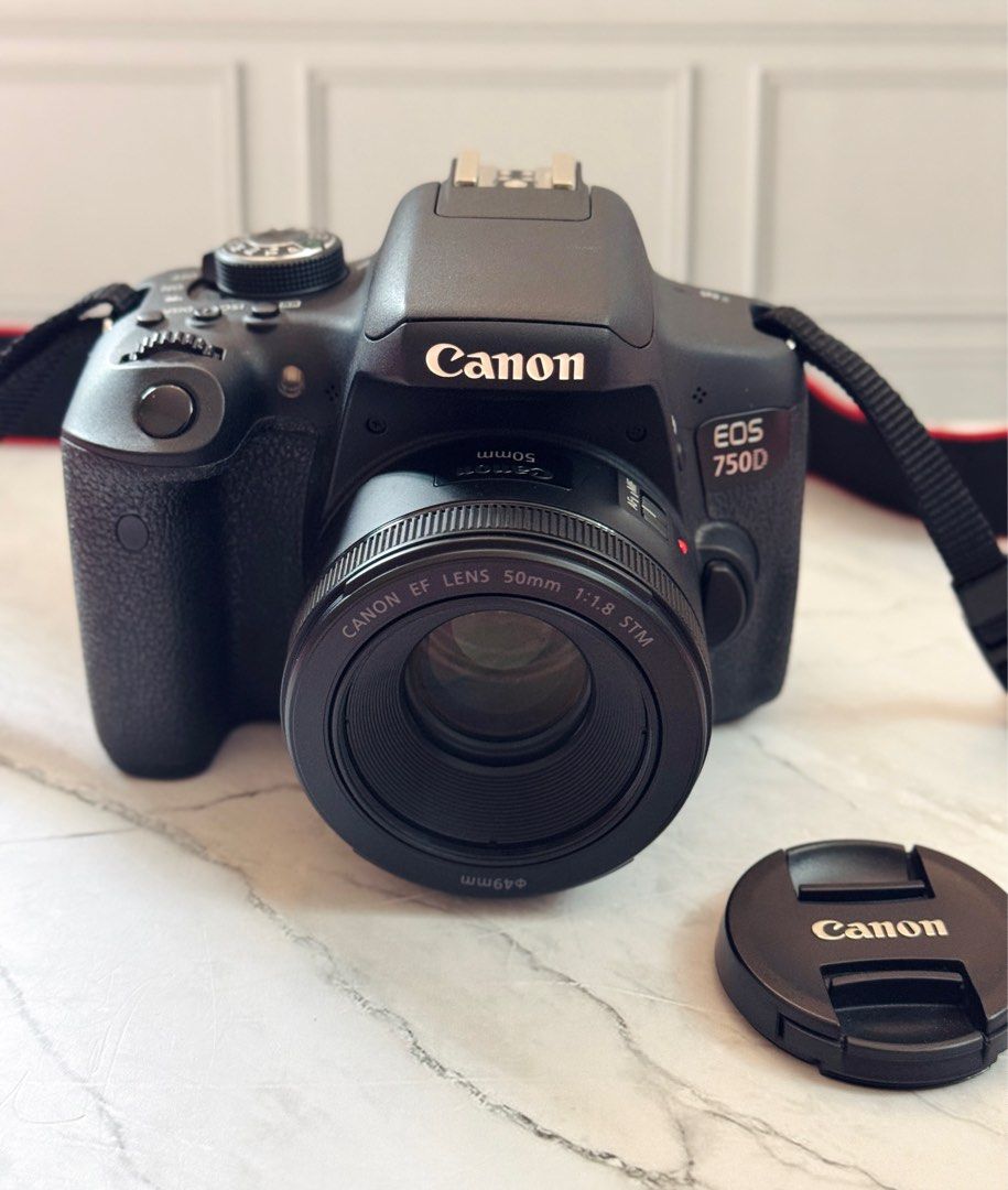 CANON EOS 750D WIFI TOUCH SCREEN WITH CANON EF- 50MM F1.8 STM LENS ( 99 ...