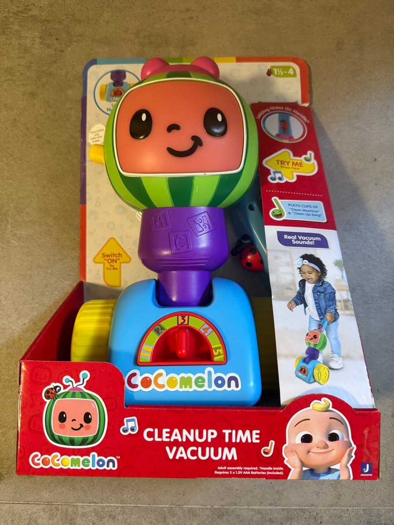 Cocomelon Cleanup time vacuum, 兒童＆孕婦用品, 嬰兒玩具 - Carousell