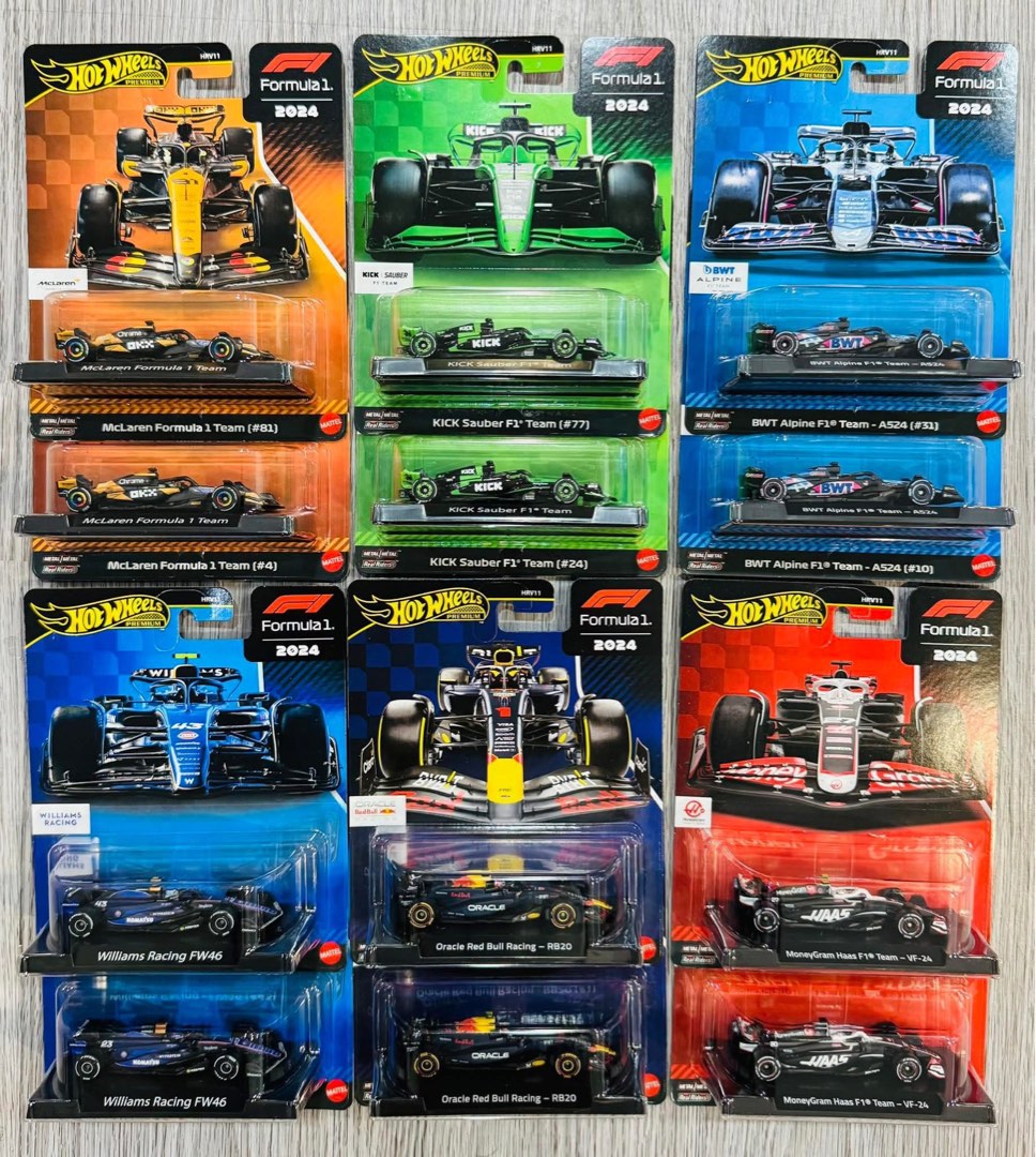 [Confirmed Stock] Hot Wheels F1 Formula One Car Culture Premium race ...