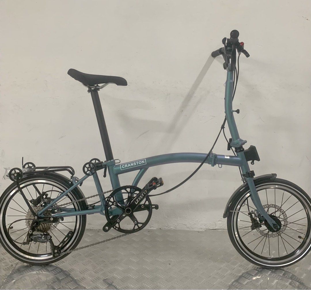 Cranston D9. Hydraulic brake Tri Fold 9 speed 16 inch Foldable Bike ...