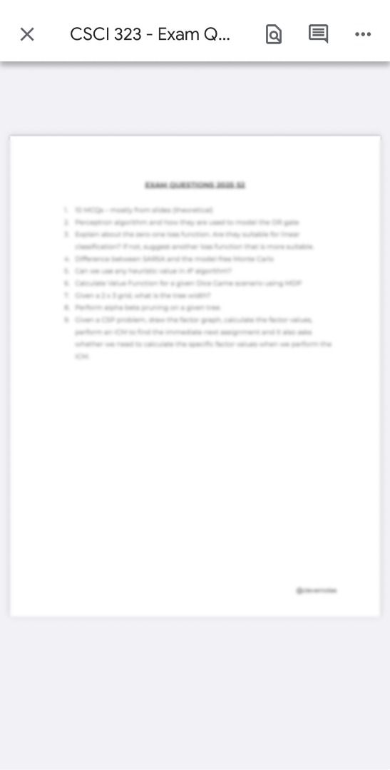 CSCI 323: SIM-UOW (HD Notes + 2025 S2 Exam Questions), Hobbies & Toys ...