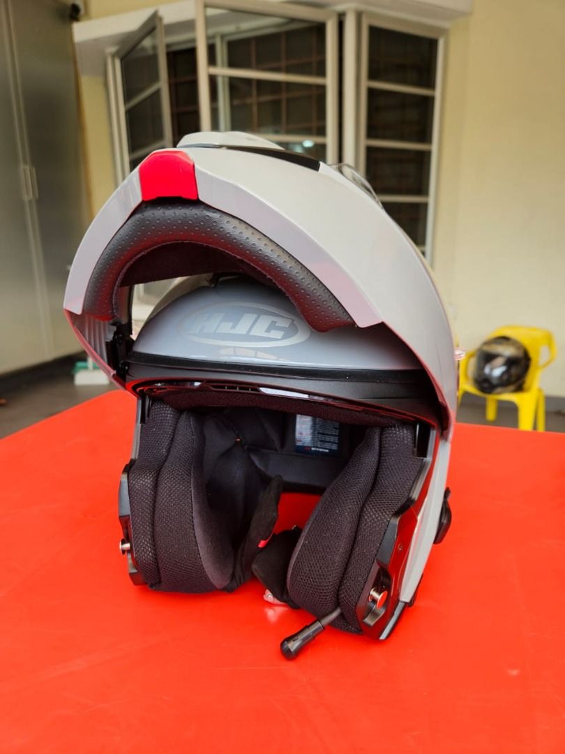 HJC flip up Modular helmet ECE R2205, Sports Equipment, Other Sports ...