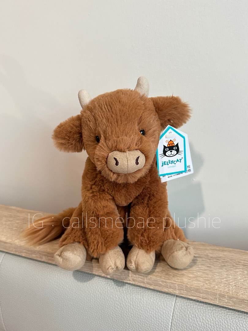 🐮SUPER Rare & Retired🤎 Jellycat Callie Cow size S Brand new with tag ...