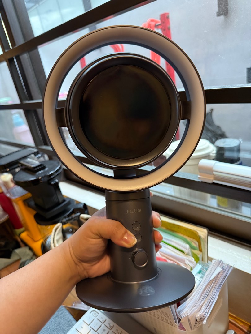 JISULIFE Table Fan Pro3 Rechargeable Strong Wind 10000mAh Air Turbo ...