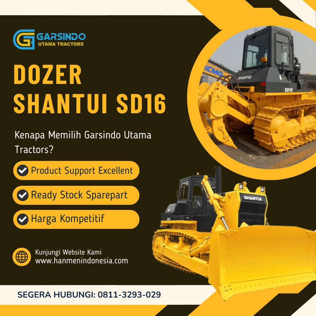 JUAL BULLDOZER SURABAYA – BULLDOZER SHANTUI SD16 HARGA TERBAIK TAHUN ...