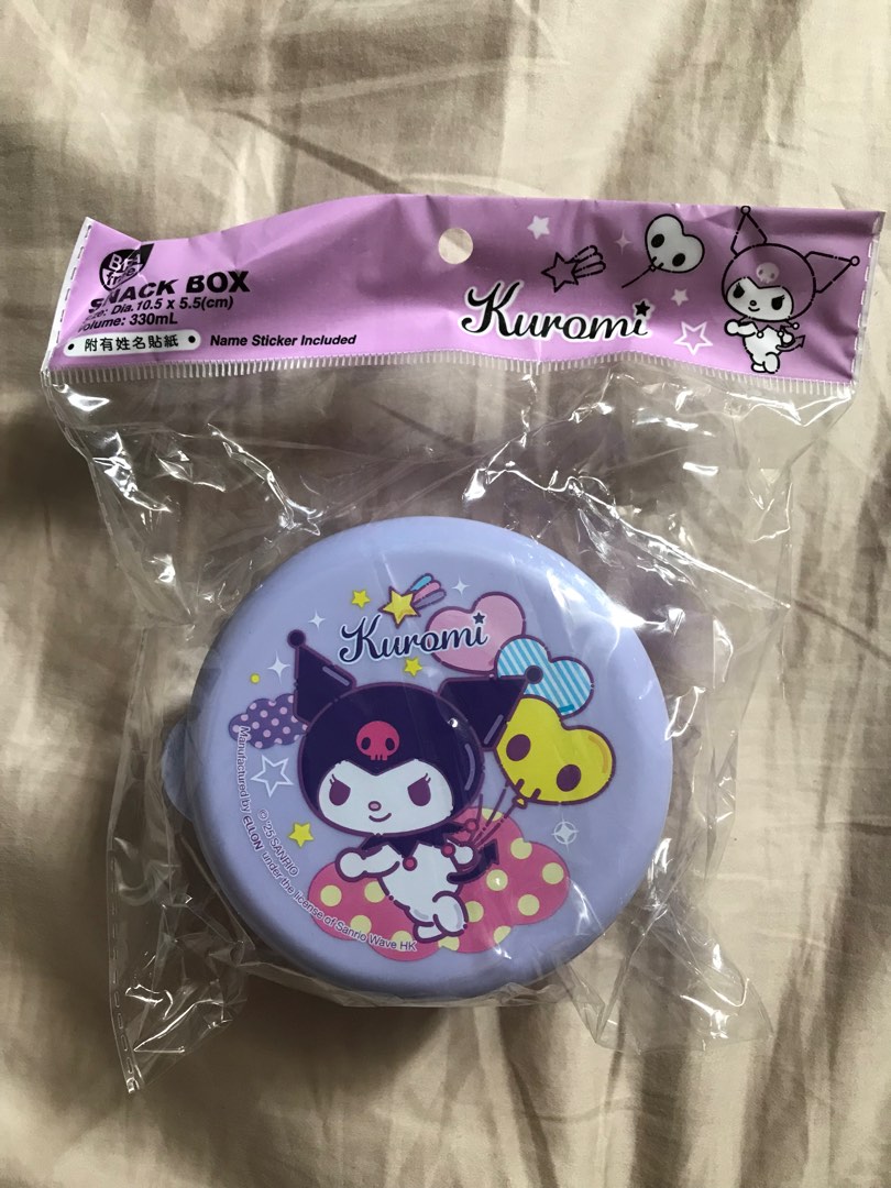 Kuromi 小食盒 snacks box, 兒童＆孕婦用品, 外出用品, 其他外出用品 - Carousell