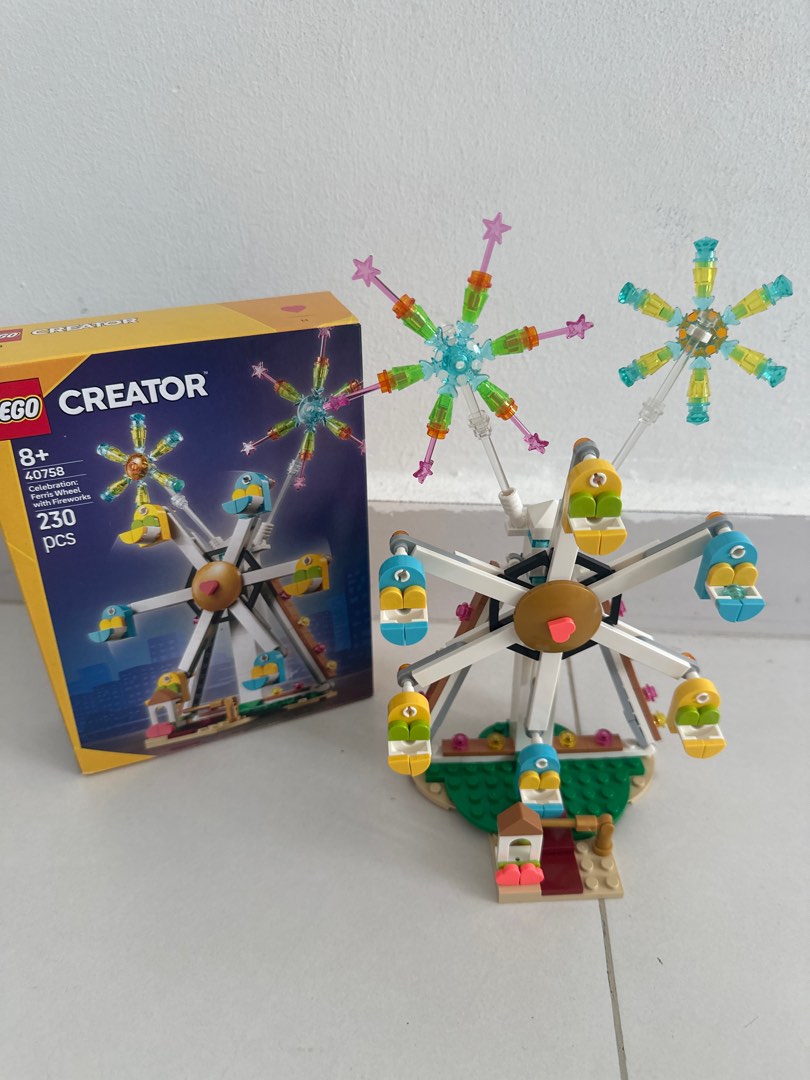 LEGO Creator Ferris Wheel with Fireworks 40758, Hobbies & Toys, Toys ...