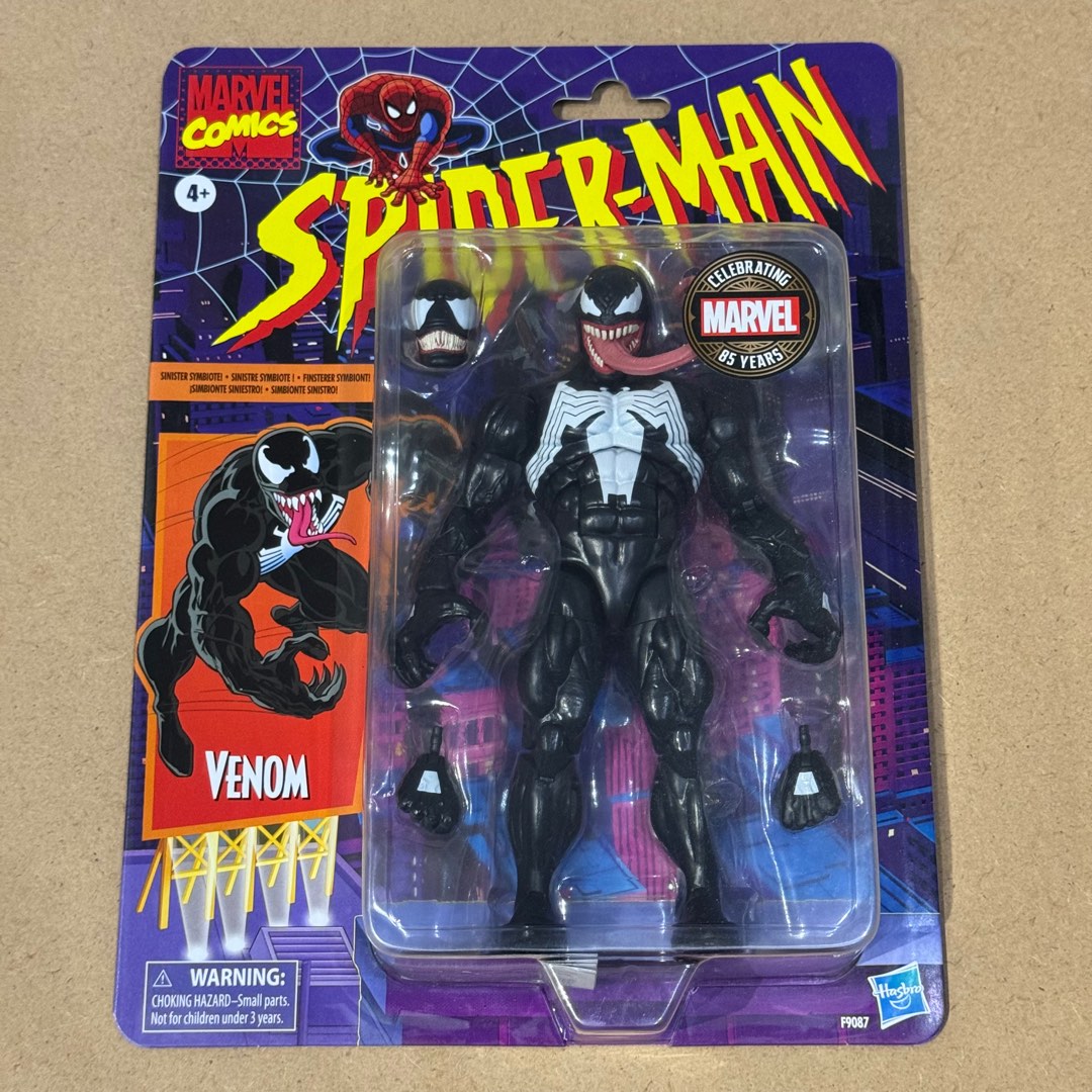 Marvel Legends 85th Anniversary Venom not gamerverse, captain America ...