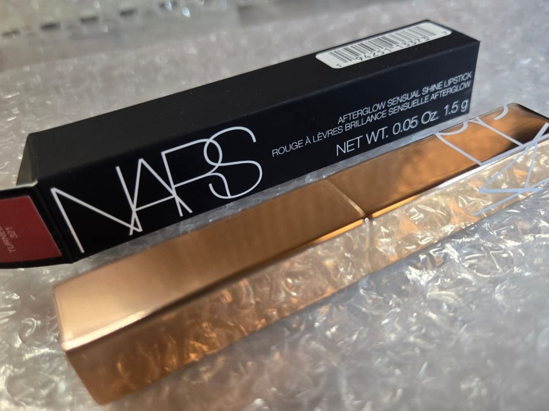 NARS Afterglow Sensual Shine Lipstick AFTERGLOW悅光水凝唇膏 (1.5 G) 色號: Turned On 321 Berry Red ...