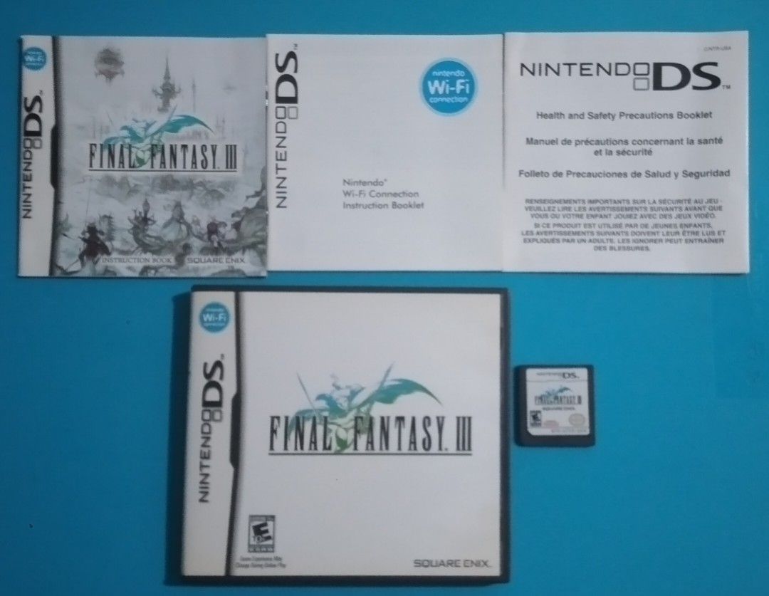 NDS Final Fantasy III, Video Gaming, Video Games, Nintendo on Carousell