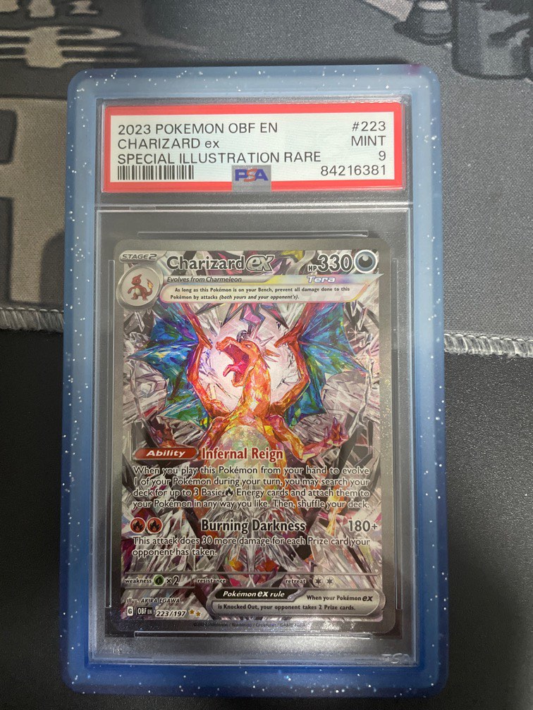OBF EN-OBSIDIAN FLAMES SPECIAL ILLUSTRATION RARE CHARIZARD EX PSA9 ...