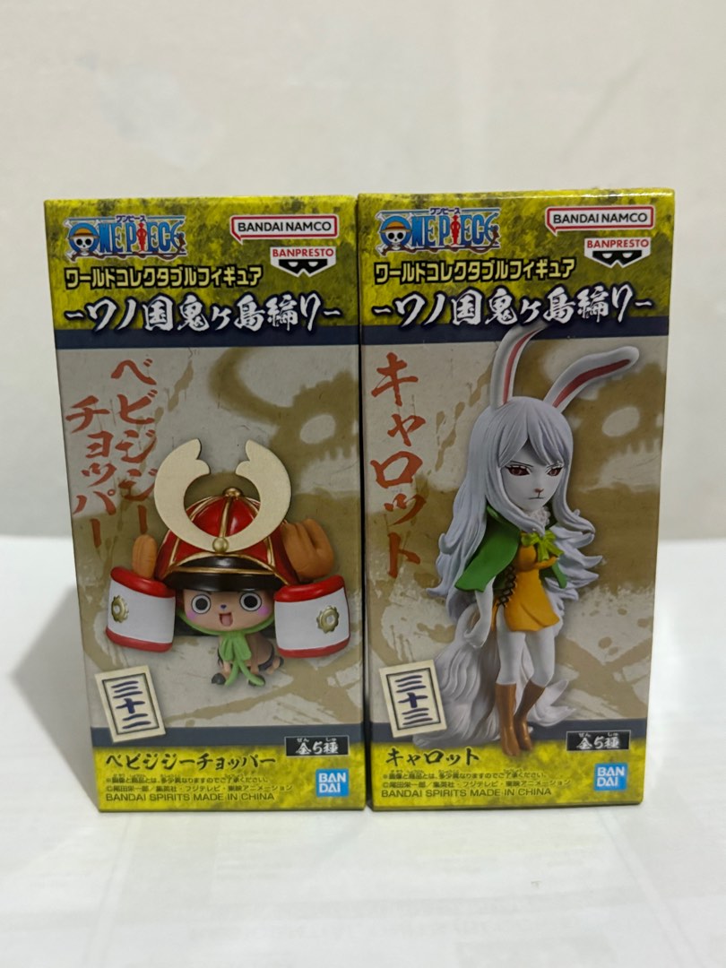 One Piece Chopper & Carrot WCF Set Wanokumi Onigashi Vol.7, Hobbies ...