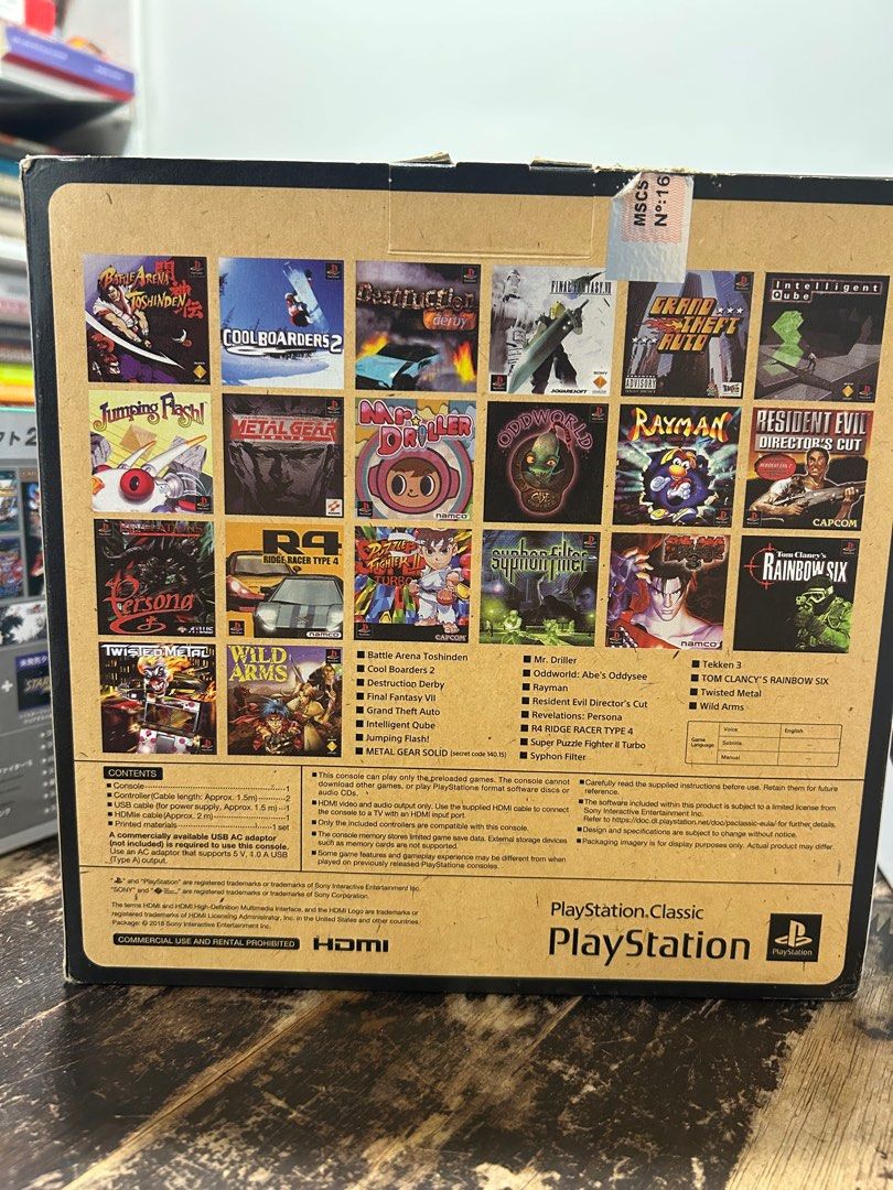 Playstation Classic Mini, Video Gaming, Video Game Consoles ...