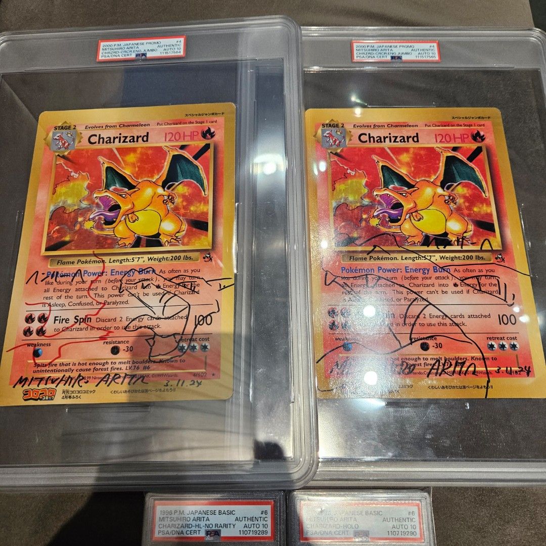 Pokemon Card Japanese Base Set Charizard Holo No Rarity PSA 10 Auto ...
