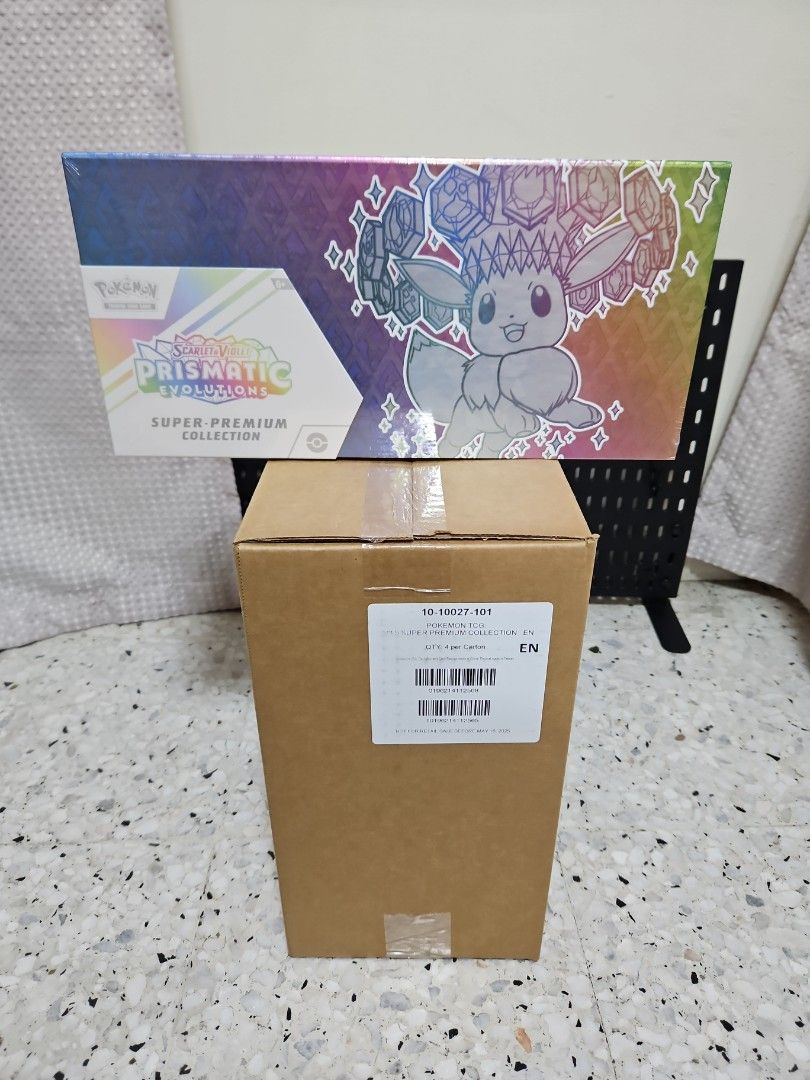 Pokemon TCG Card Prismatic Evolutions Super Premium Collection Box ...