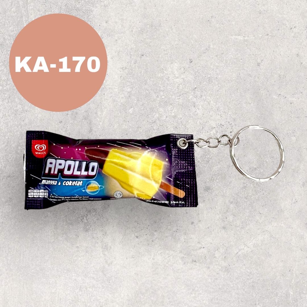 📣[PROMO BUY 1 GET 1 FREE] Mango and Choco Ice Cream 3D Mini Keychain ...