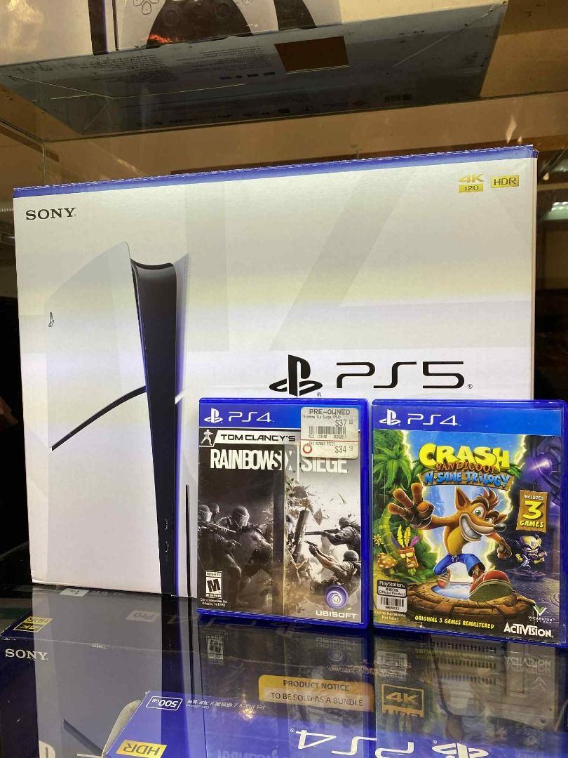 Ps5 slim Disc Cash on Delivery, Video Gaming, Video Game Consoles ...