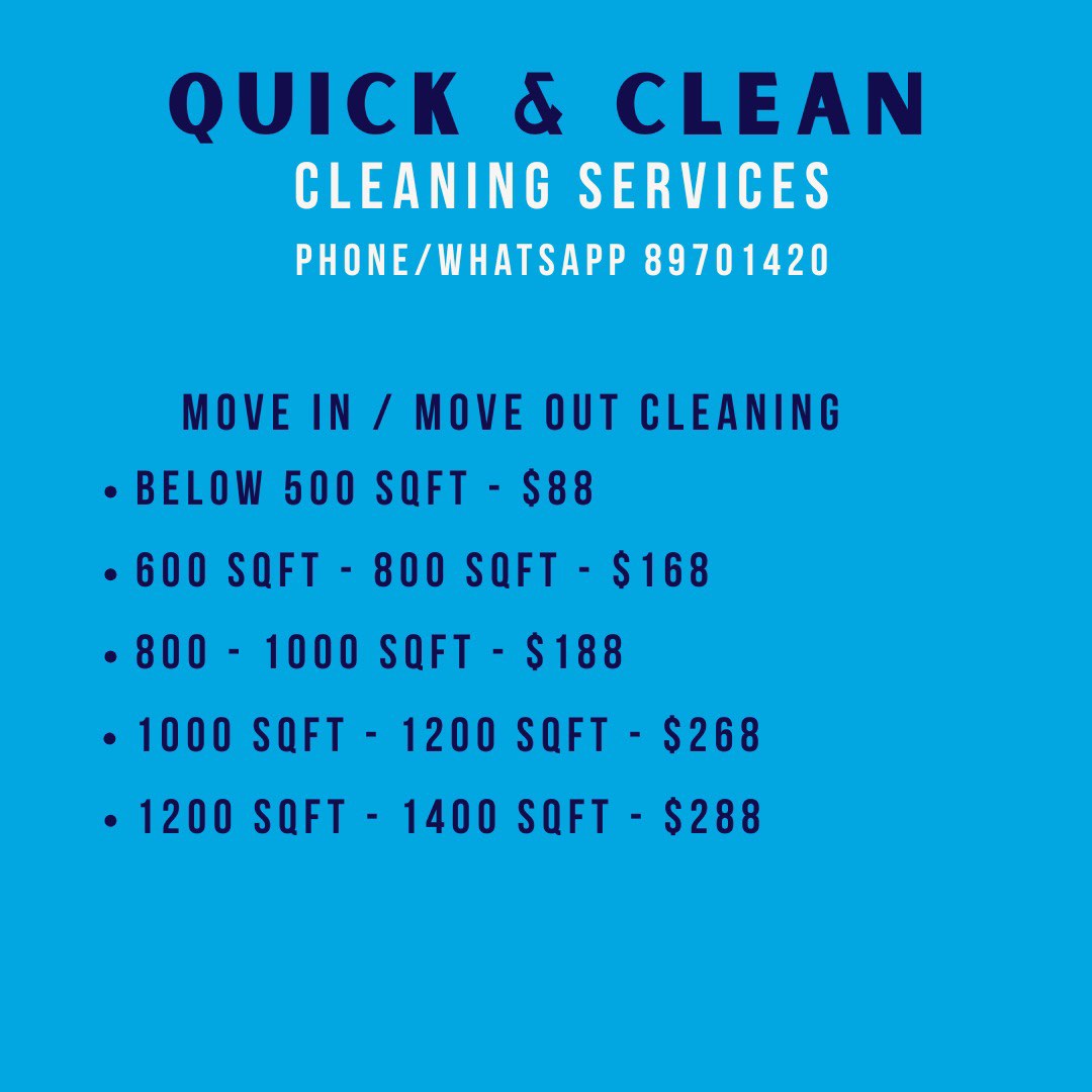 Quick and Clean, Home Services, Home Cleaning, Deep Cleaning Services ...