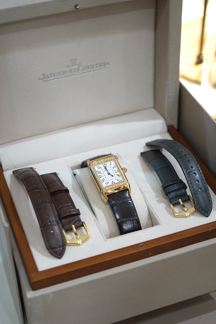 Rare Jaeger-LeCoultre (JLC) Reverso Duetto Classique (pink gold ...