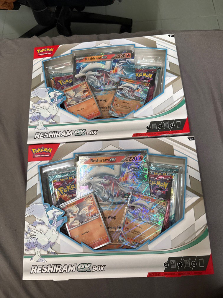 Reshiram ex box - 2 destined rivals 2 journey together, Hobbies & Toys ...