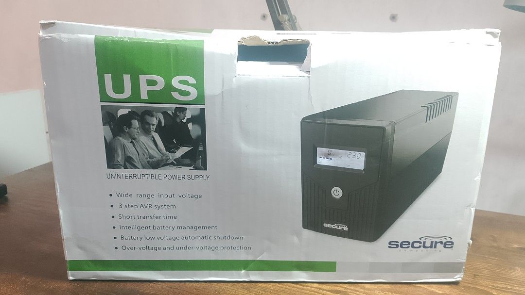 Secure UPS 1500VA PRO, Computers & Tech, Parts & Accessories, Other ...