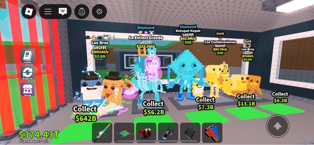 steal a brainrot 223.2m/s diamond la extinct grande with mutations and ...