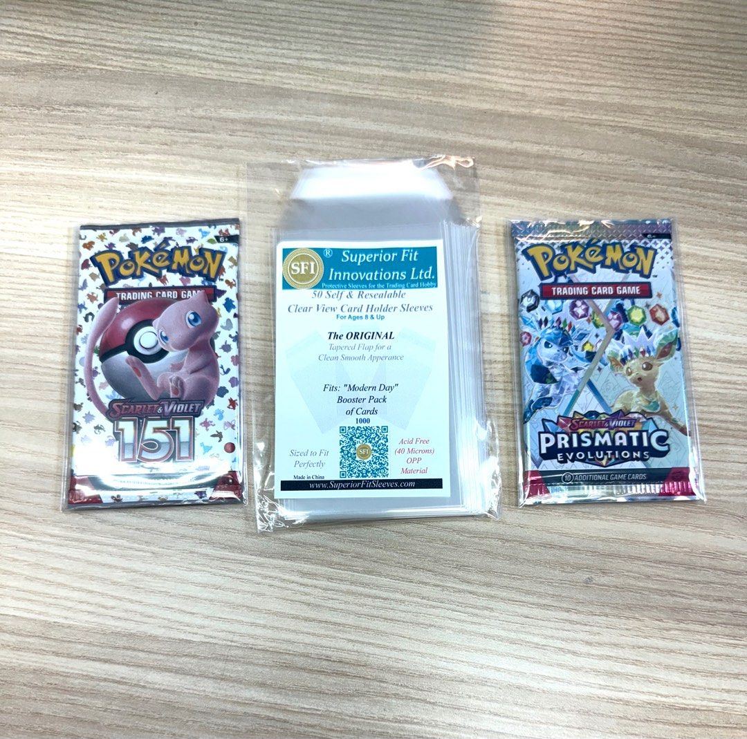 Superior Fit Booster Pack Sleeves Modern Booster Packs evolving skies ...