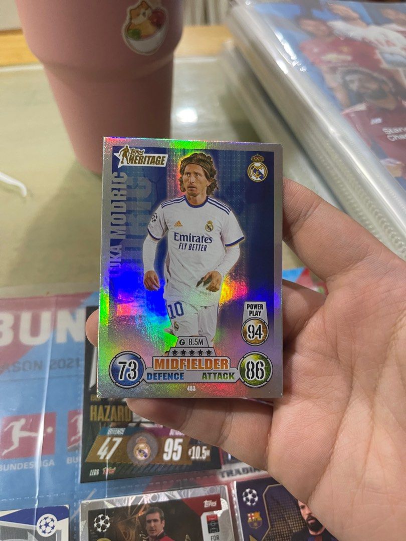 Topps Match Attax Heritage Card Luka Modric, Hobbies & Toys, Toys ...