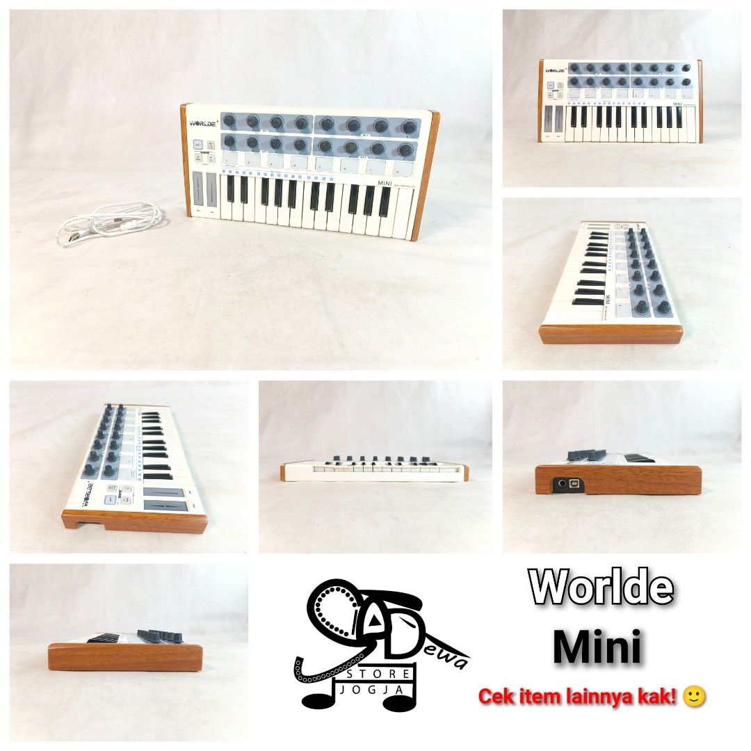 WORLDE MINI MIDI CONTROLLER CONTROLER bkn panda tuna arturia minilab 2 ...